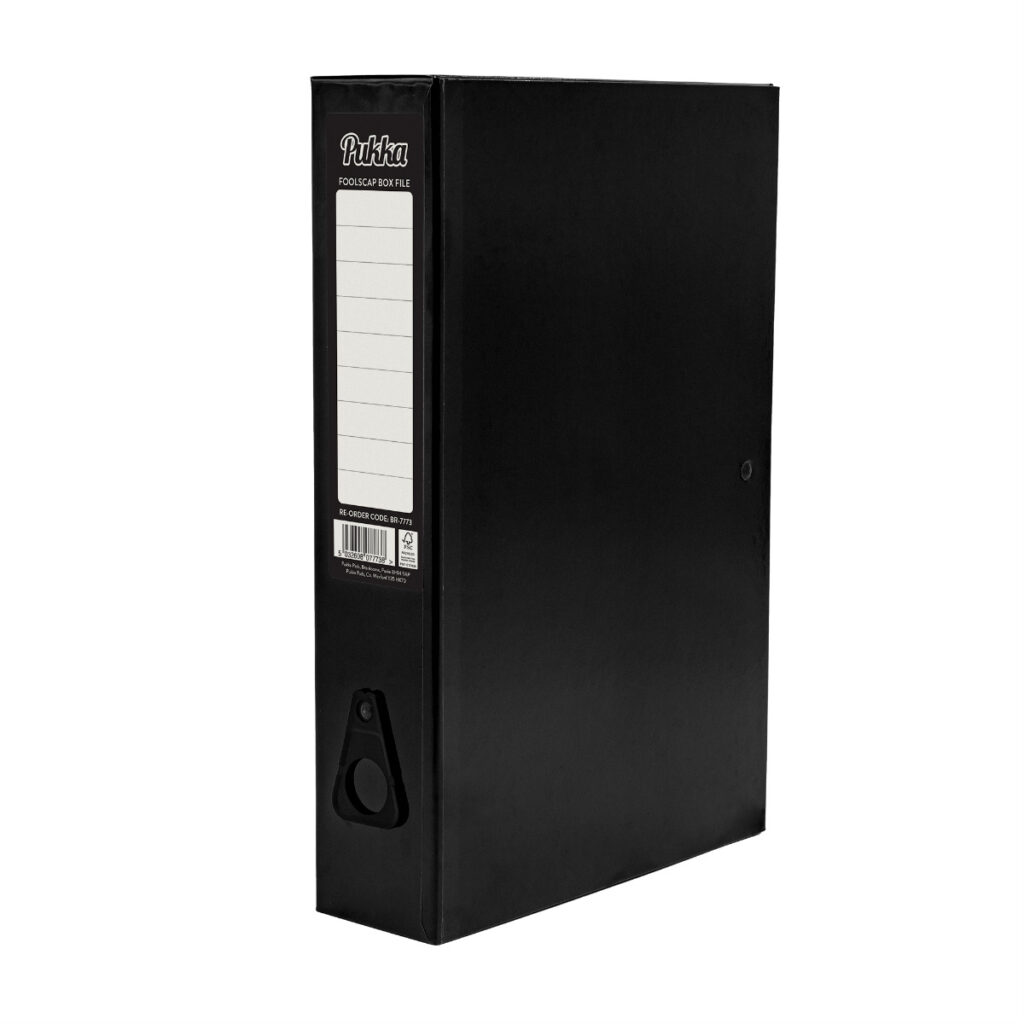 Pukka Brights – Black Foolscap Box Files – Brydens Retail Inc Pukka Brights – Black Foolscap Box Files – Brydens Retail Inc